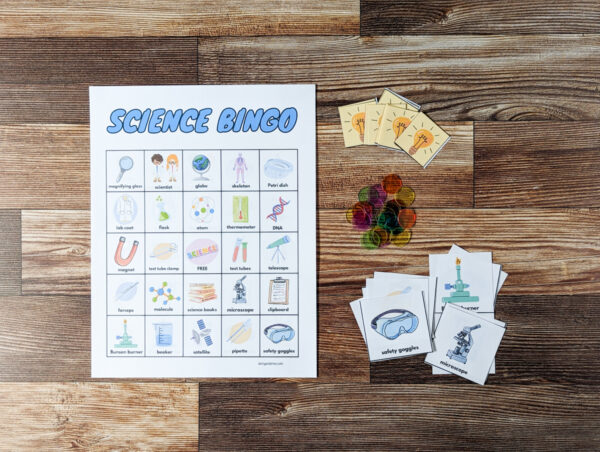 Printable Science Bingo for Kids | Keep Little Scientists Entertained