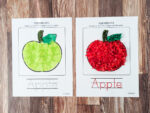 Easy Tissue Paper Apple Craft for Preschoolers | Free Template
