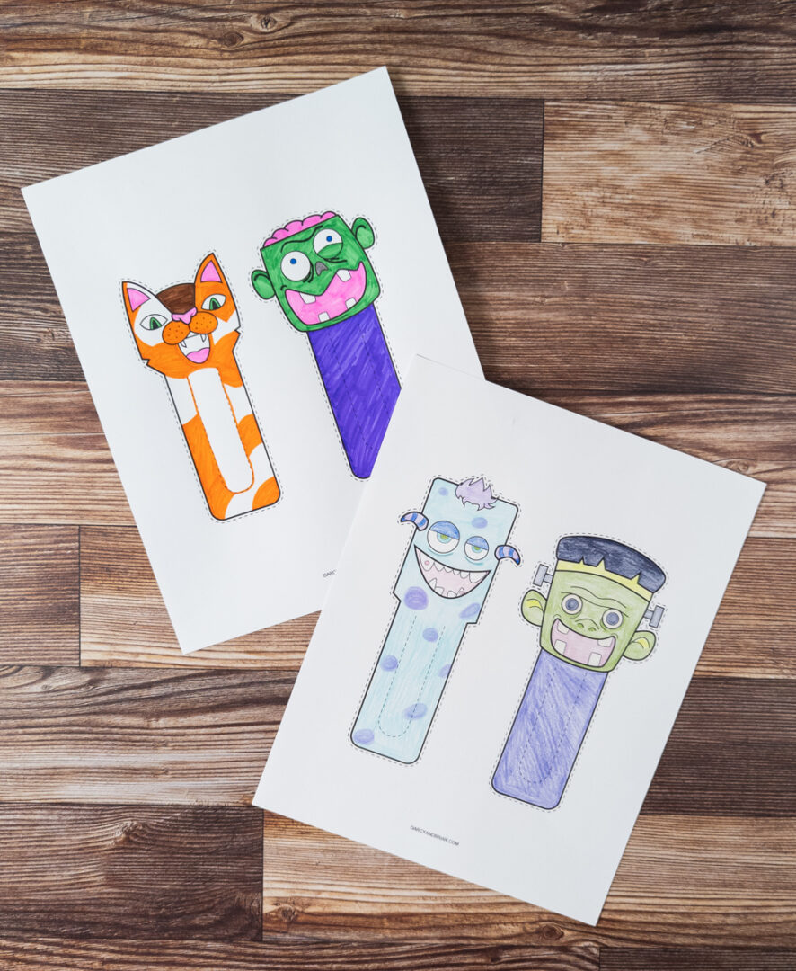 12 Free Printable Halloween Bookmarks for Kids