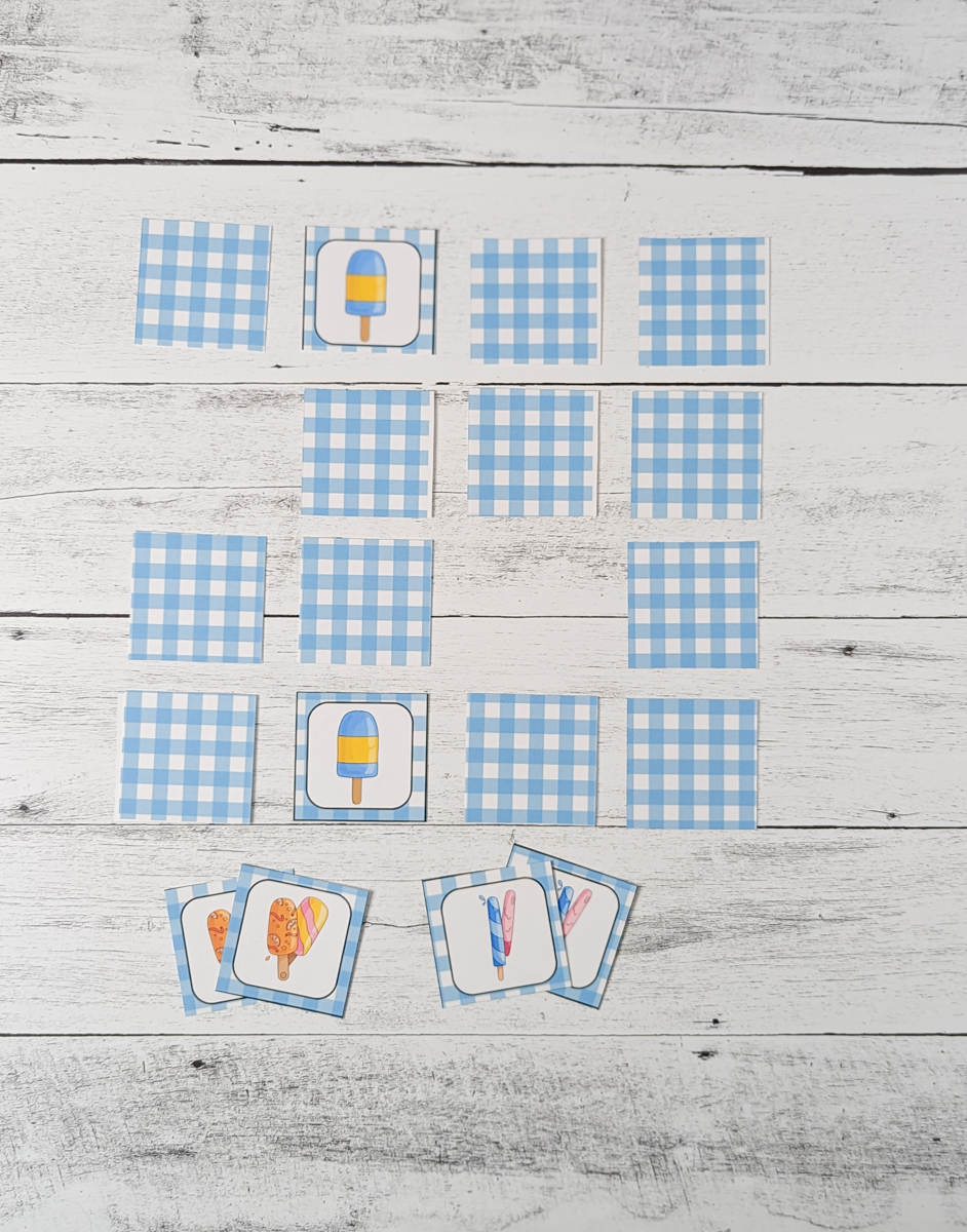Fun Popsicle Matching Game for Preschoolers | Free Printable
