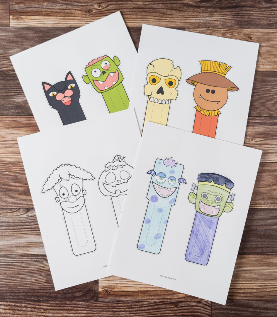 12 Free Printable Halloween Bookmarks for Kids