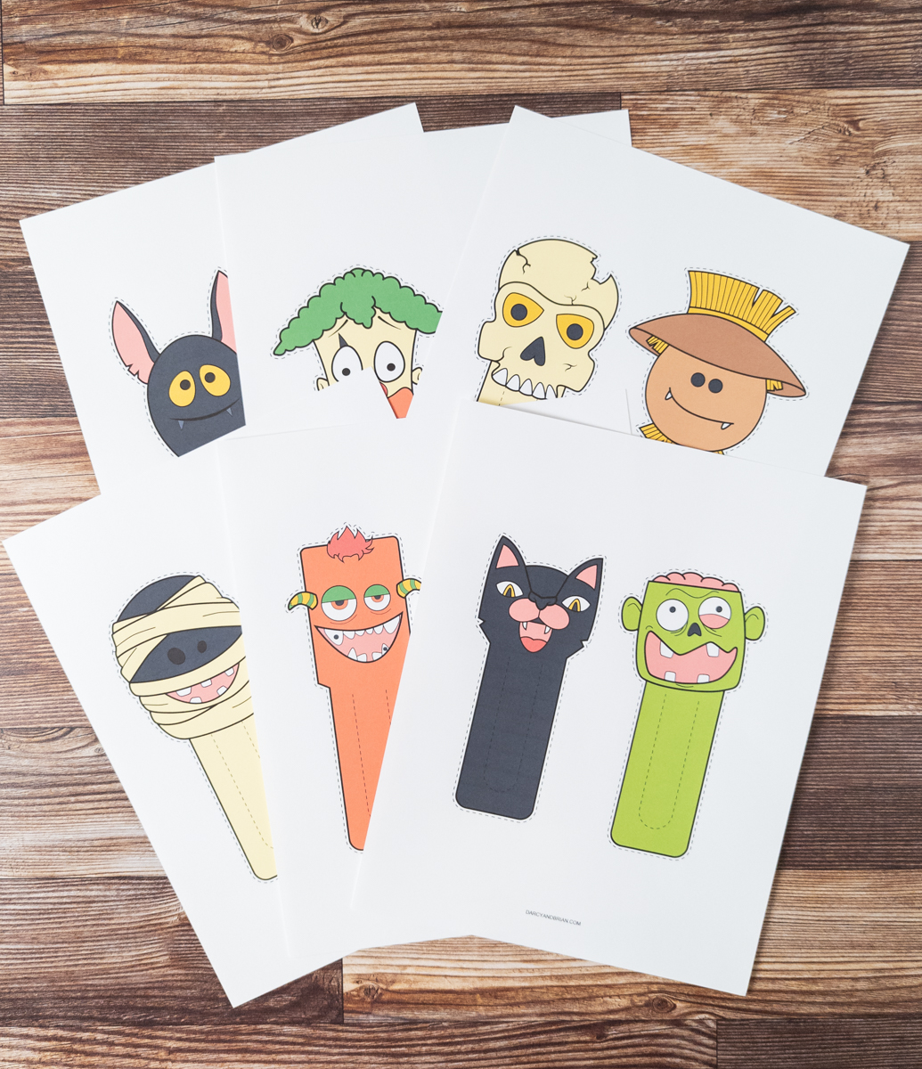 12 Free Printable Halloween Bookmarks for Kids