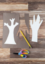 Tissue Paper Tree Craft | Easy Preschool Art Project