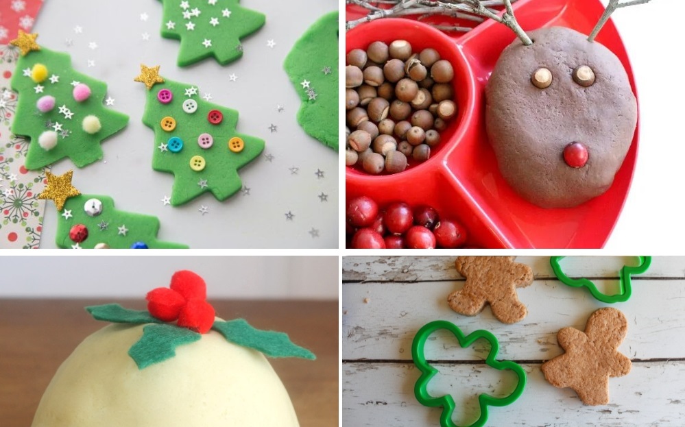 20 Christmas Playdough Recipes | Sensory Fun & Fine Motor Skills