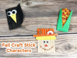 Fall Popsicle Stick Crafts For Kids | Projects for Home or School