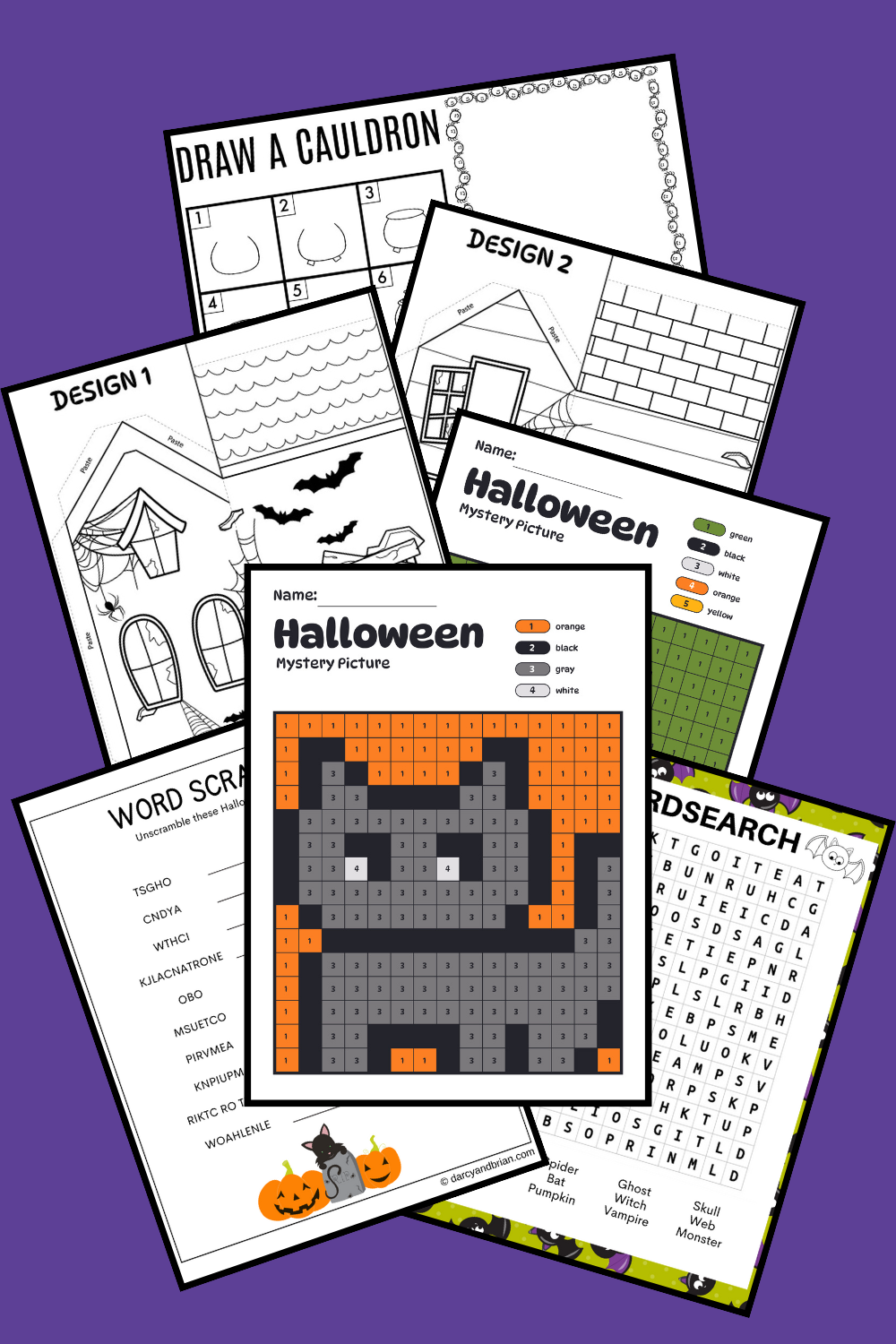 Halloween Activity Pages | Fun Printables for Kids