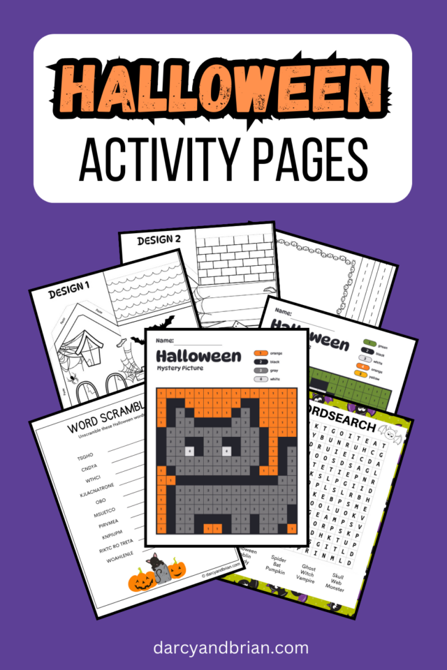 Halloween Activity Pages | Fun Printables for Kids