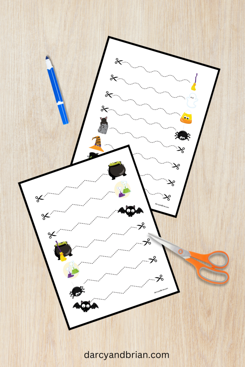 Halloween Cutting Activities For Preschoolers | Free Printables