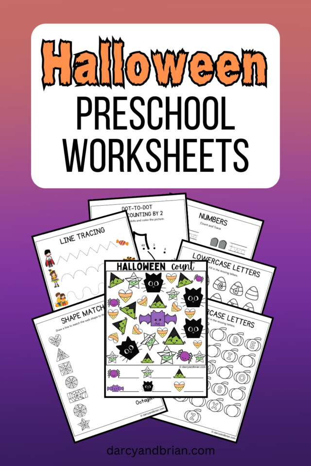Fun Halloween Pre K Worksheets | Free Preschool Printables