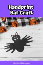 Easy Handprint Bats | Halloween Craft For Kids