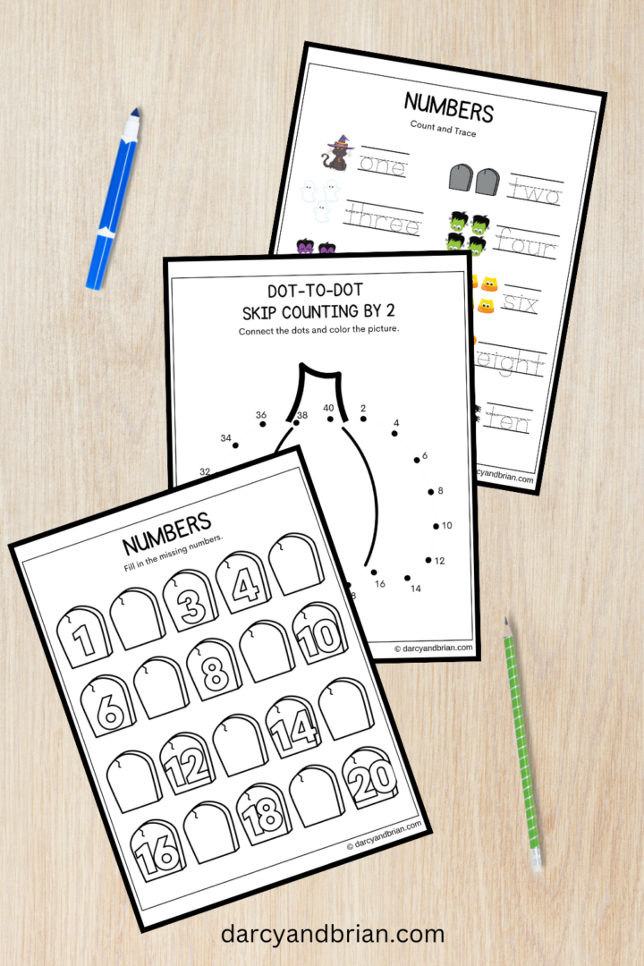 Fun Halloween Pre K Worksheets | Free Preschool Printables