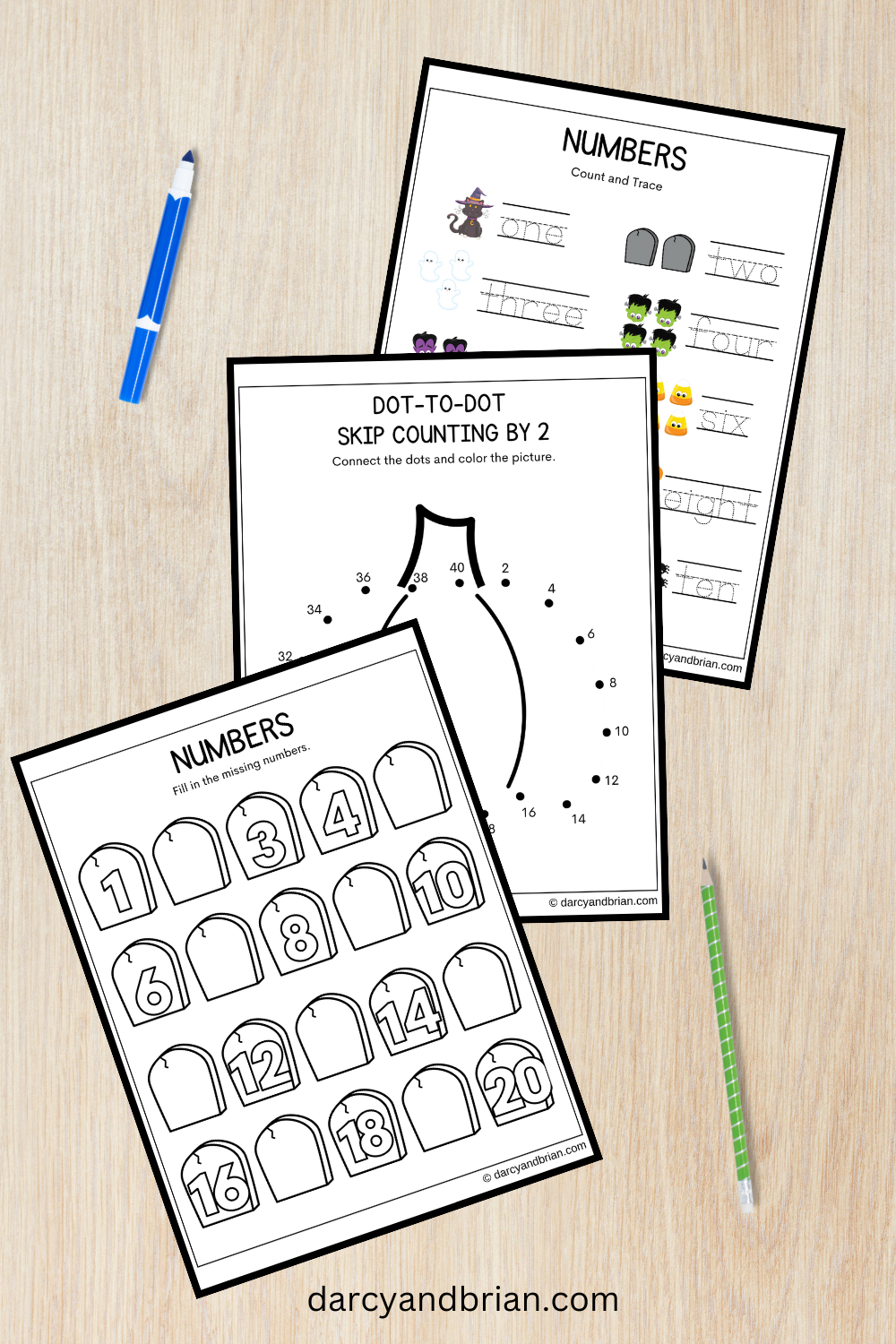 Fun Halloween Pre K Worksheets | Free Preschool Printables