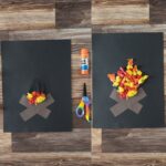 Easy Tissue Paper Fire Craft for Preschoolers