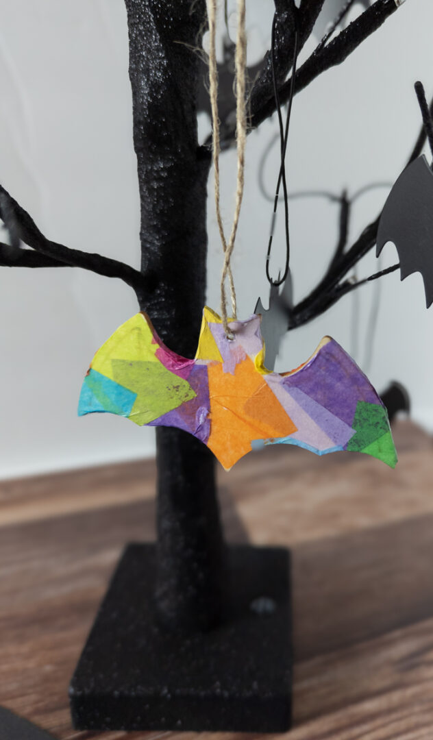 Easy Bat Craft | Fun Decoupage Halloween Craft for Kids