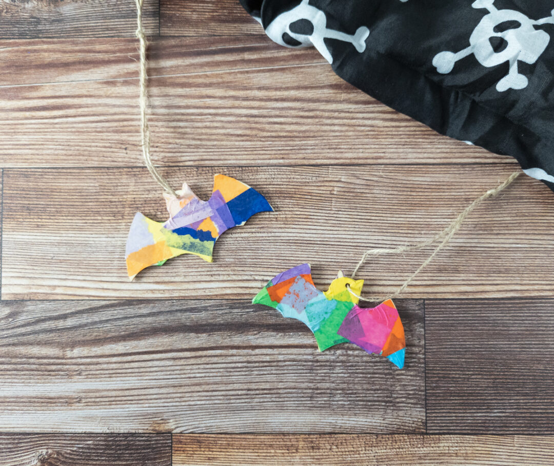Easy Bat Craft | Fun Decoupage Halloween Craft for Kids