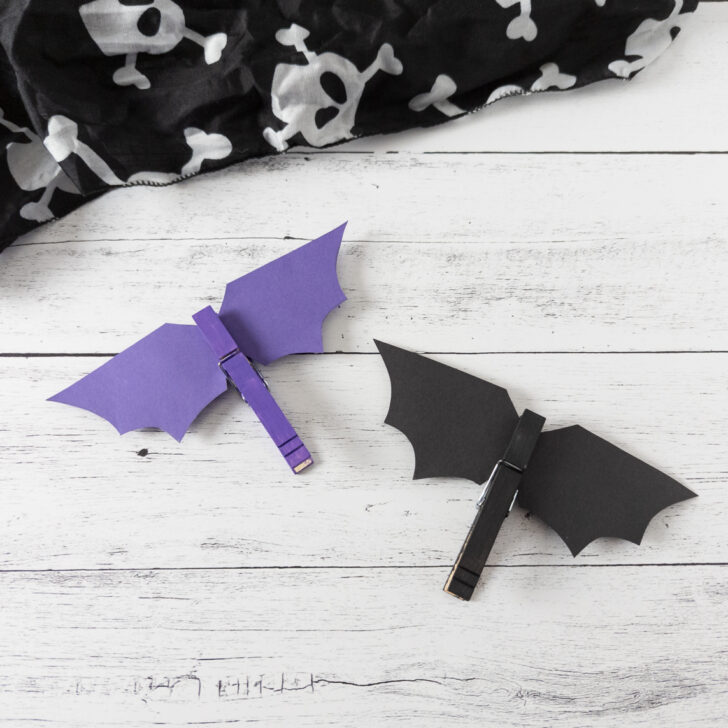 Clothespin Bat Craft | Fun Halloween Kids Craft