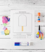 Popsicle Tissue Paper Craft | Preschool Activity for Kids