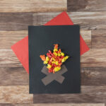 Easy Tissue Paper Fire Craft for Preschoolers