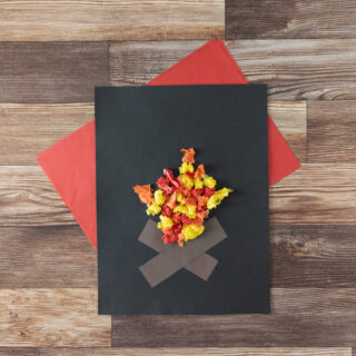Easy Tissue Paper Fire Craft for Preschoolers