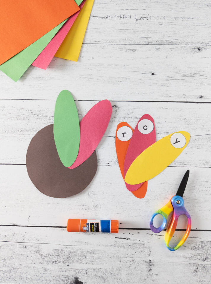 Turkey Name Craft | Thanksgiving Activity for Preschoolers