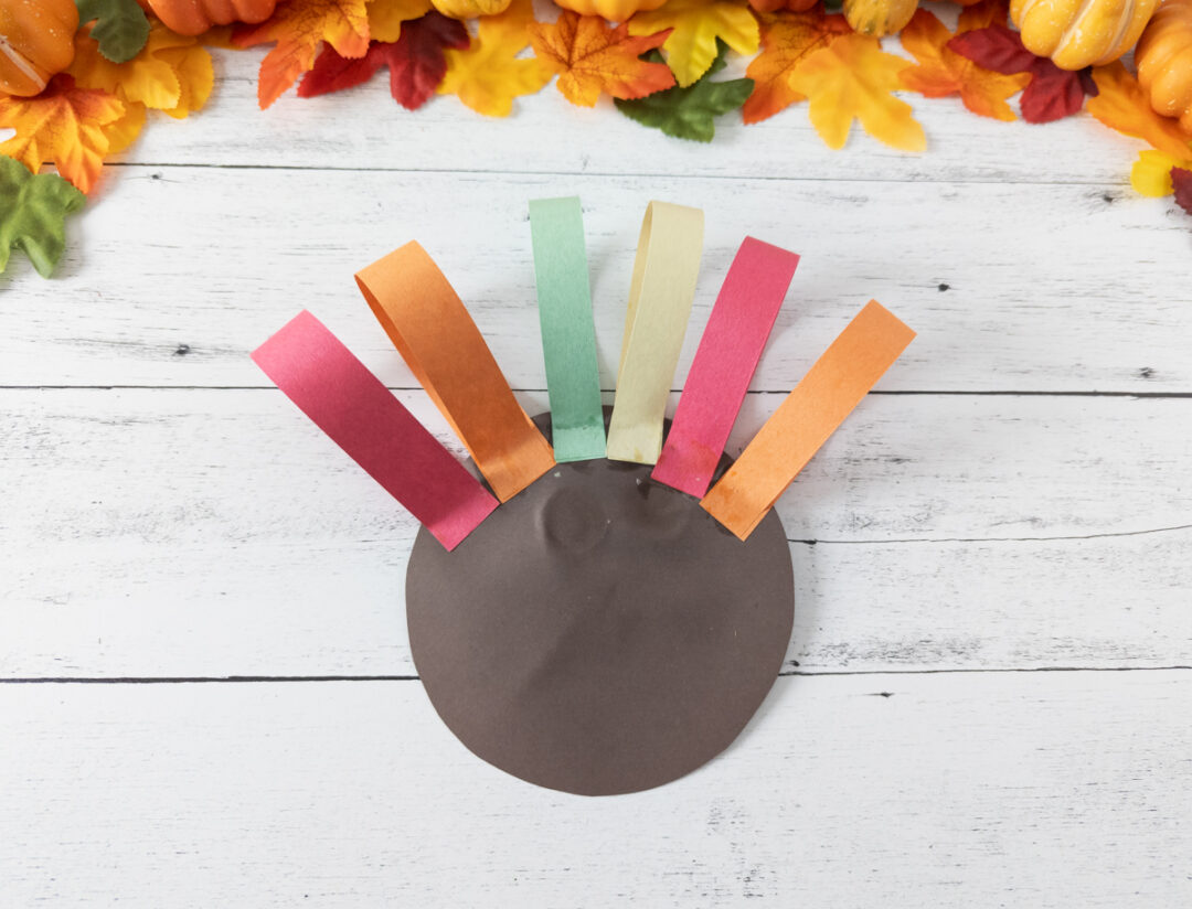 Easy Paper Turkey Craft for Preschoolers & Kindergartners