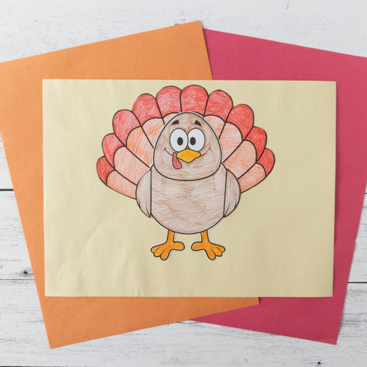 Printable Turkey Craft - A Fun Thanksgiving Activity for Kids