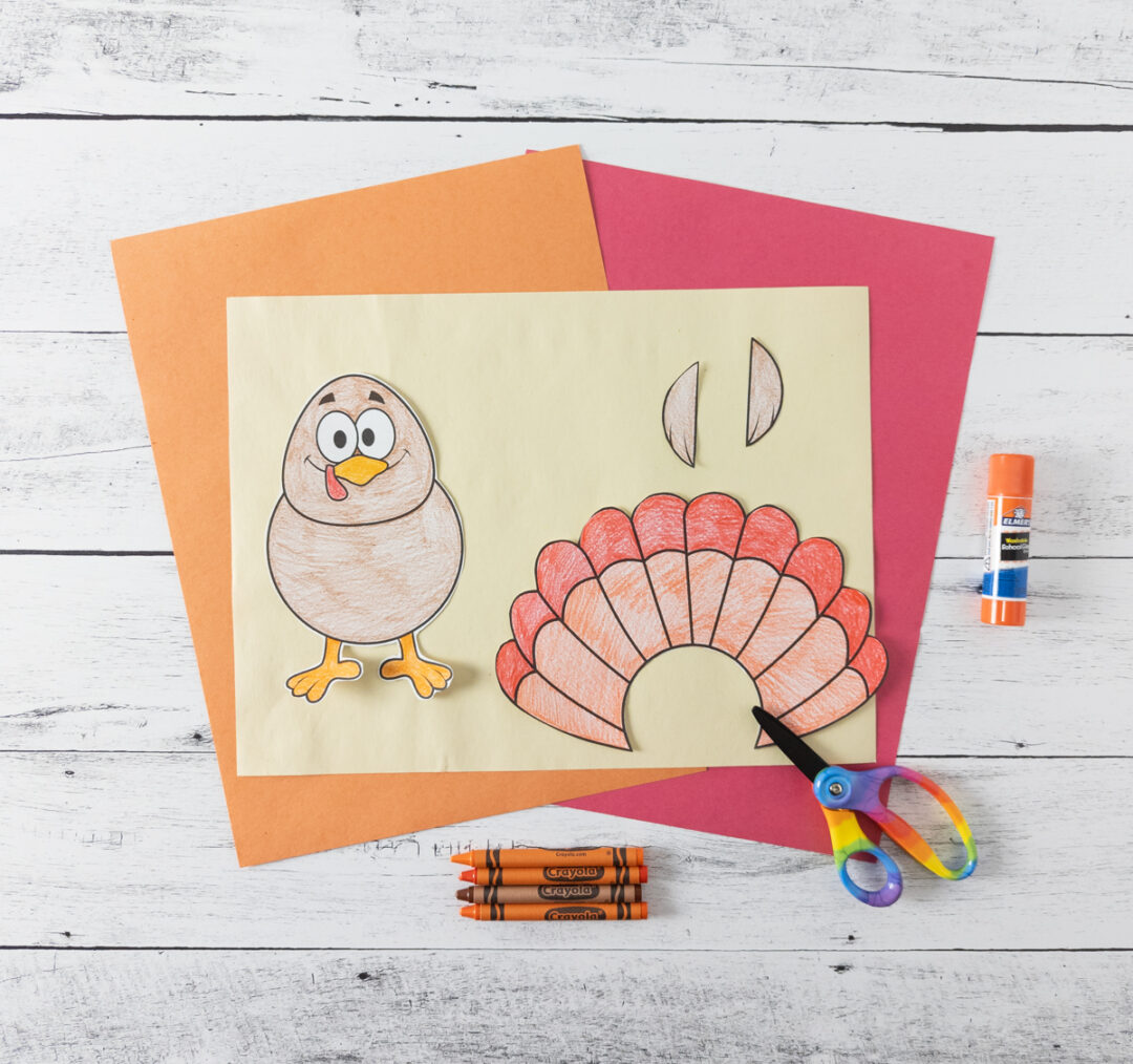 Printable Turkey Craft - A Fun Thanksgiving Activity for Kids