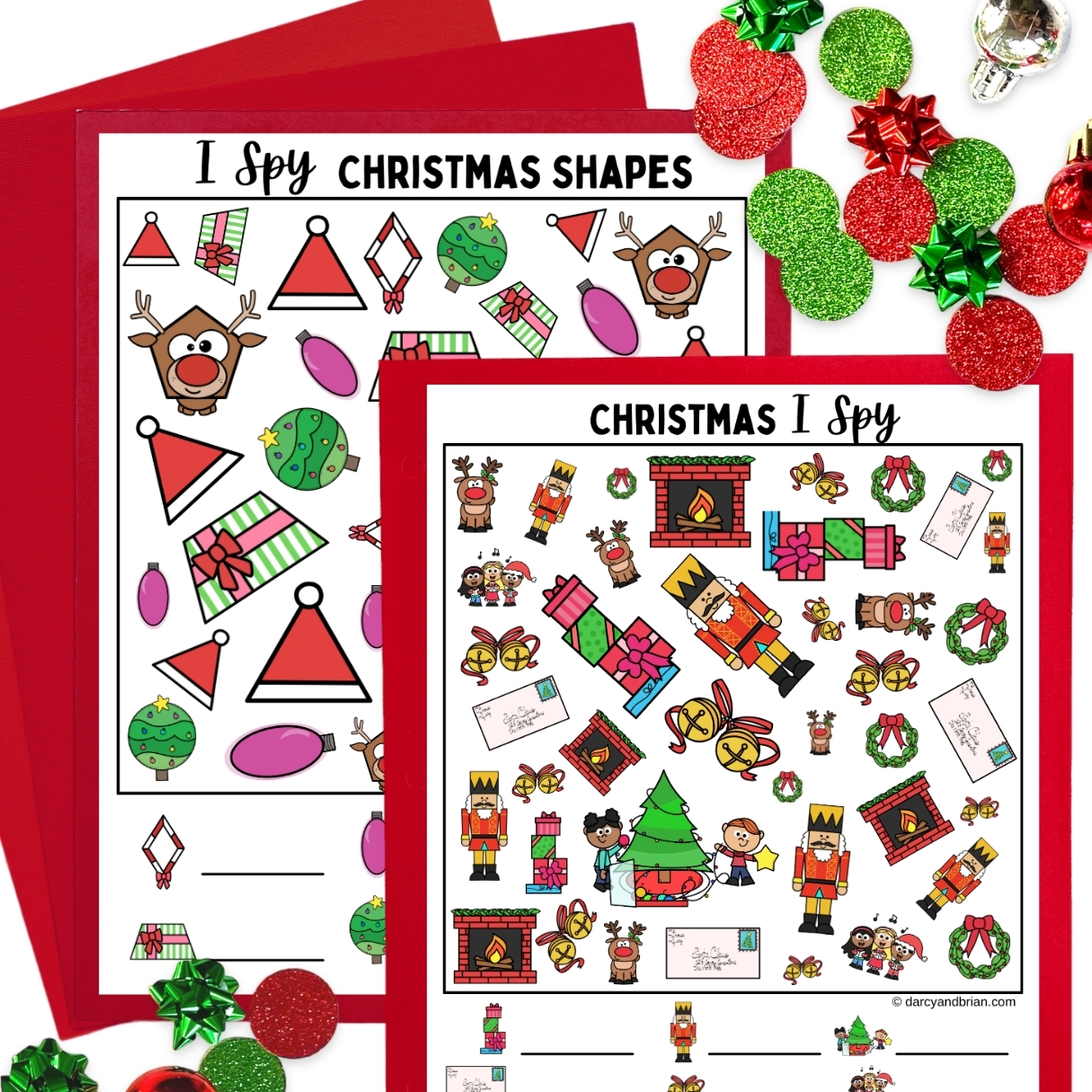 Christmas I Spy Printable - Fun & Easy Activity for Preschoolers