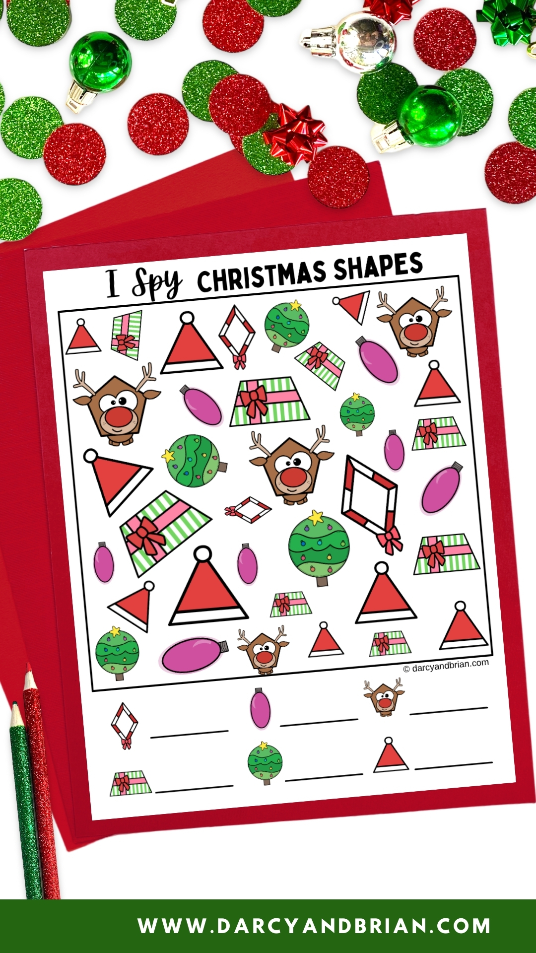 Christmas I Spy Printable - Fun & Easy Activity for Preschoolers