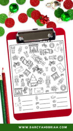Christmas I Spy Printable - Fun & Easy Activity for Preschoolers