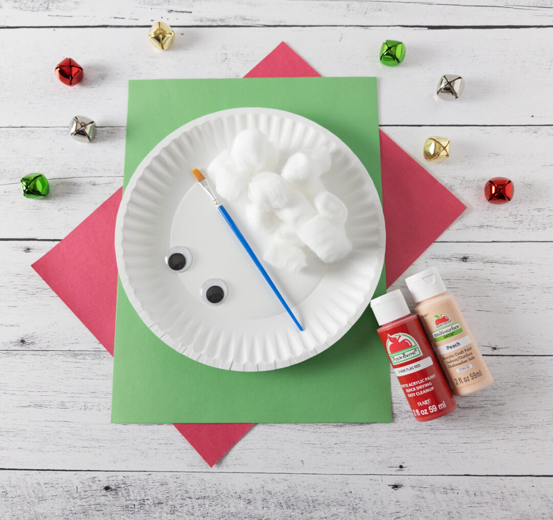 Santa Craft with Cotton Balls - Easy Christmas Craft for Kids!