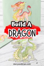 Build a Dragon Printable Craft for Kids | Lunar New Year Activity