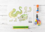 Build a Dragon Printable Craft for Kids | Lunar New Year Activity
