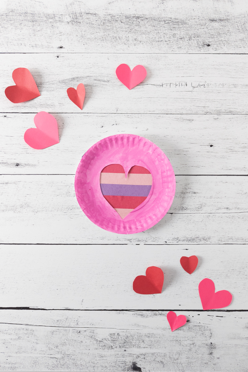 Easy Paper Plate Valentine Craft for Kids | Free Printable Template