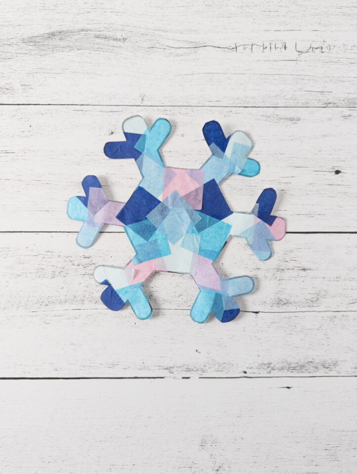 Snowflake Suncatcher Craft for Kids - Easy DIY Winter Activity!