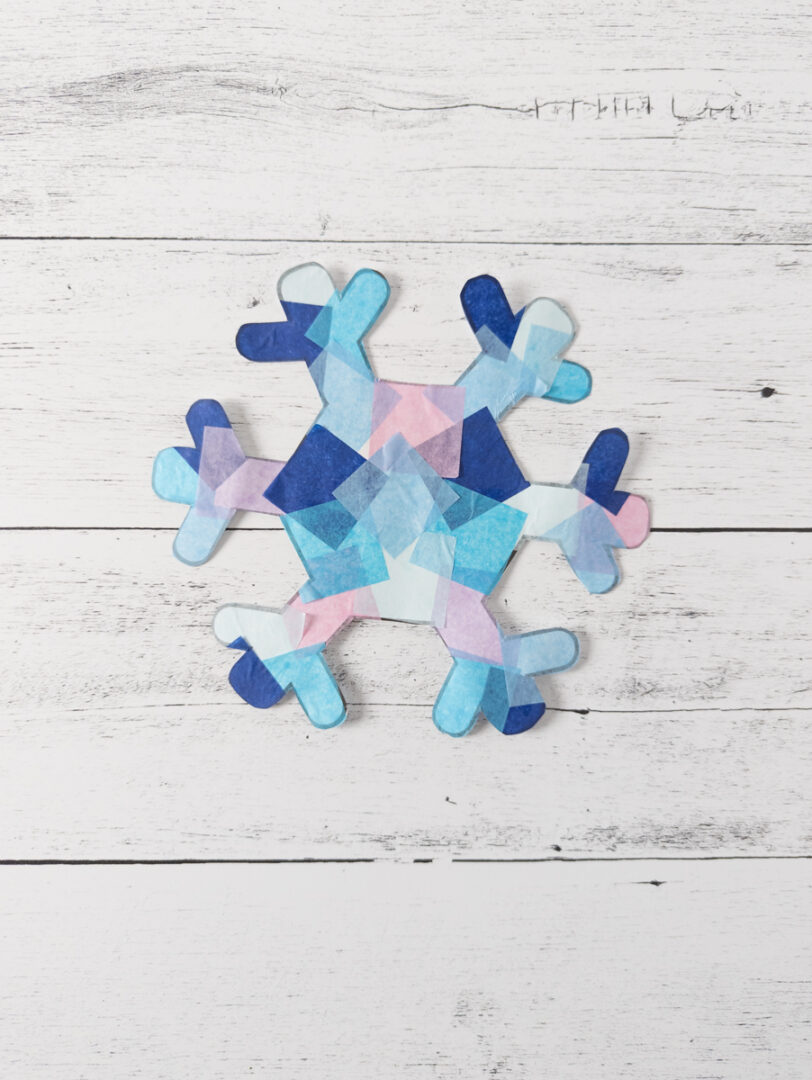 Snowflake Suncatcher Craft for Kids - Easy DIY Winter Activity!