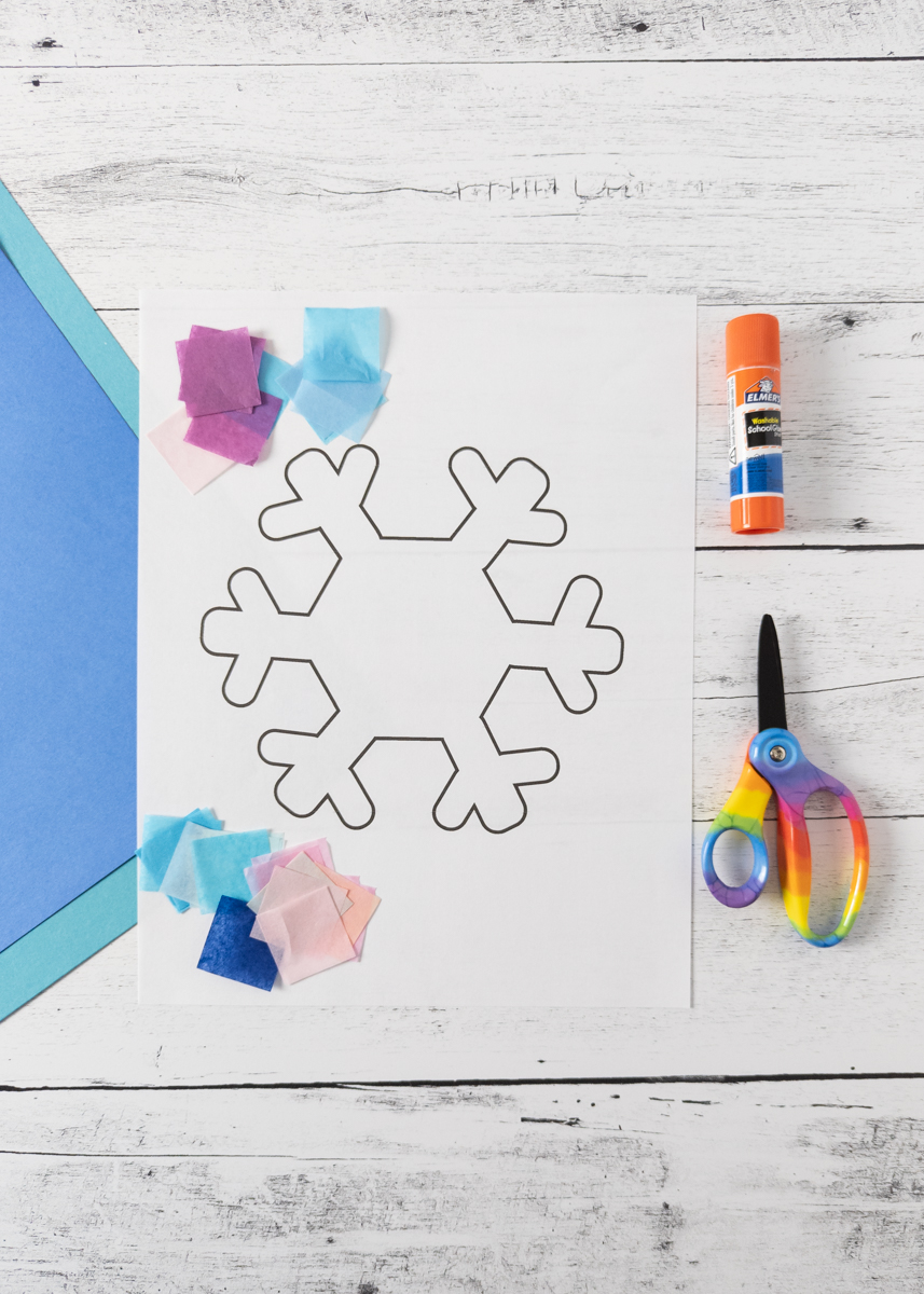 Snowflake Suncatcher Craft for Kids - Easy DIY Winter Activity!