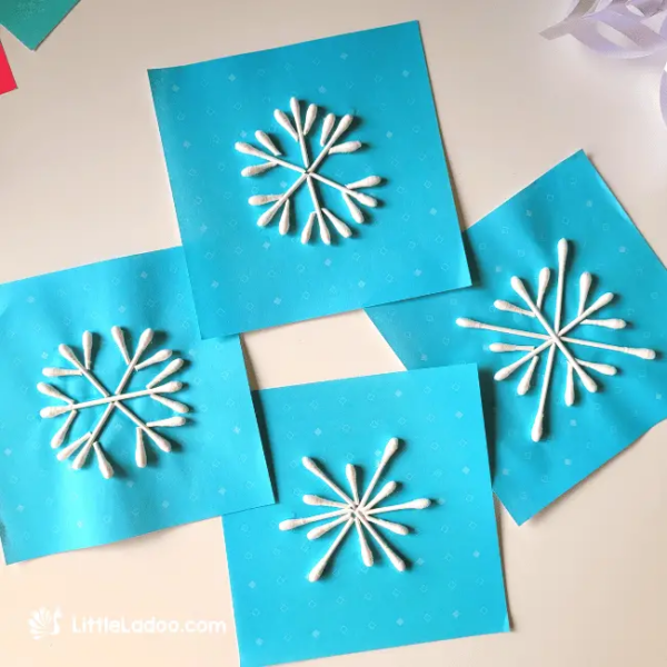 Easy Snowflake Crafts for Preschoolers | Fun Winter Activities