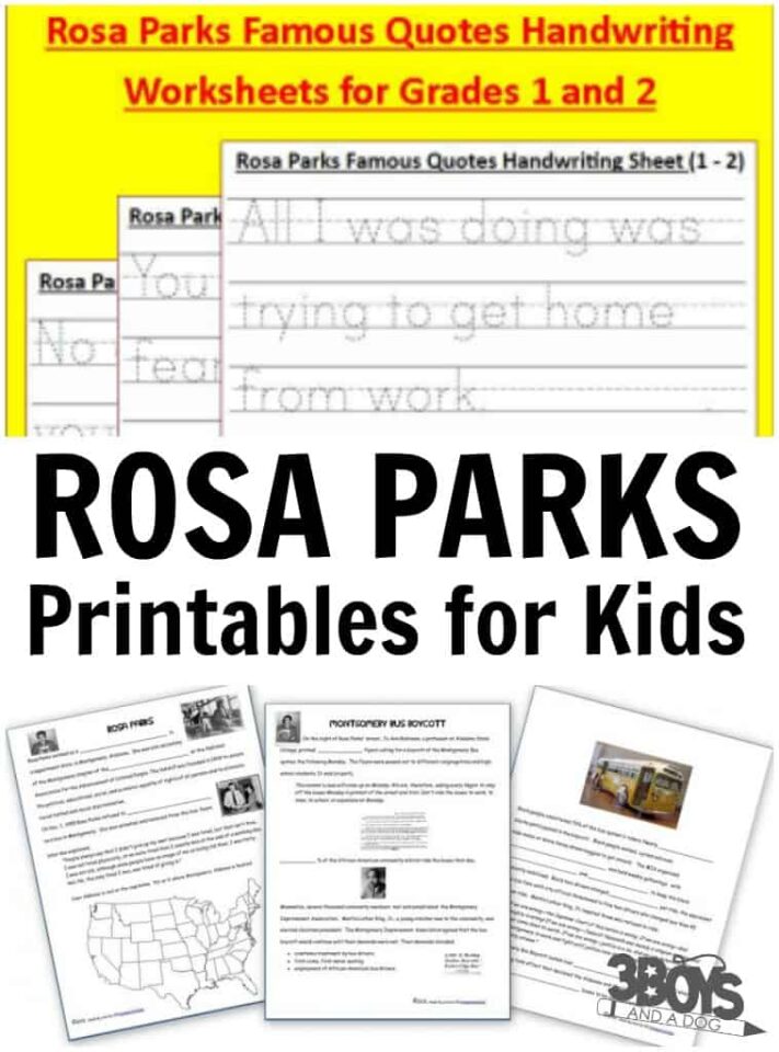 Free Black History Printables for Kids