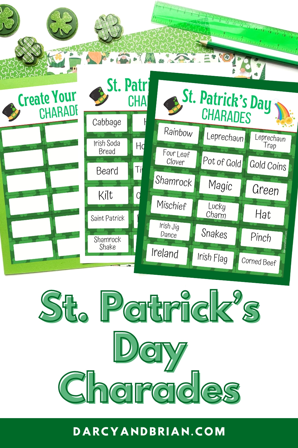St. Patrick's Day Charades - A Fun and Creative Game for Kids
