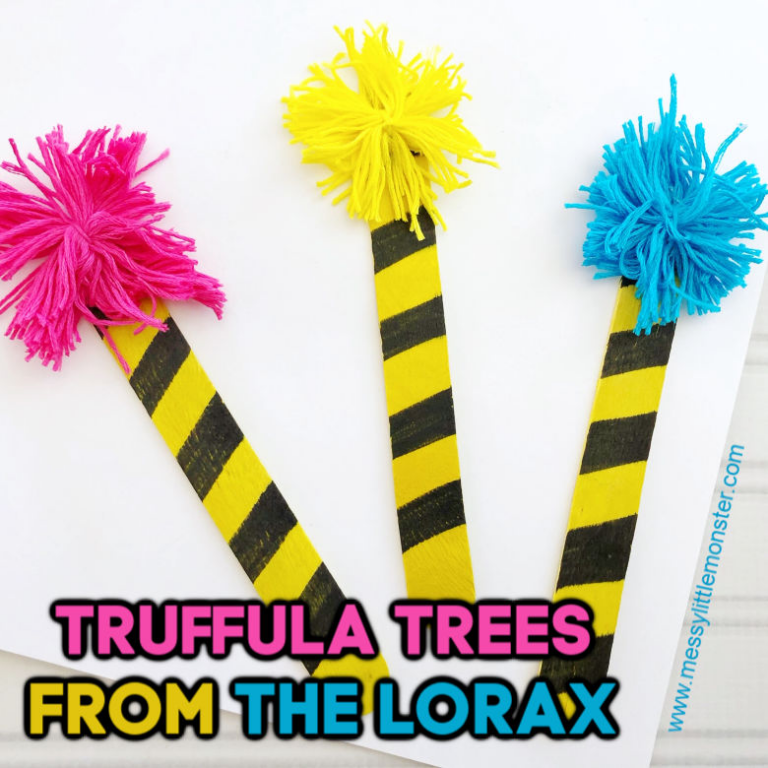 Fun Truffula Tree Crafts for Preschoolers