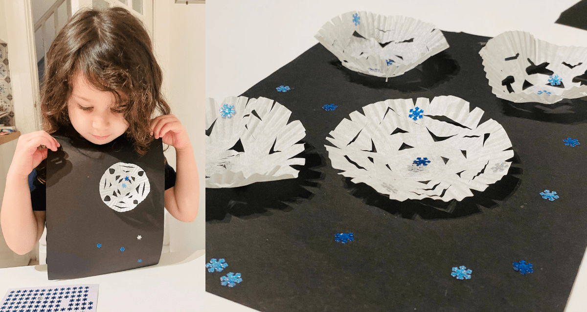 Easy Snowflake Crafts for Preschoolers | Fun Winter Activities