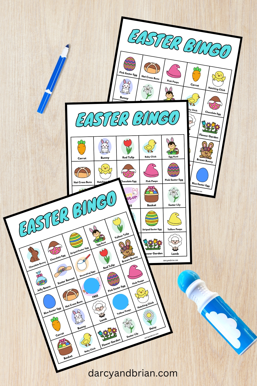 Easter Bingo for Kids - Free Printable Game