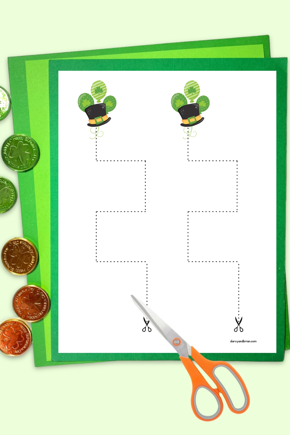 Engaging St Patrick's Day Cutting Activity for Kids