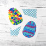 Easy Easter Egg Mosaic Art for Kids | Free Printable Template