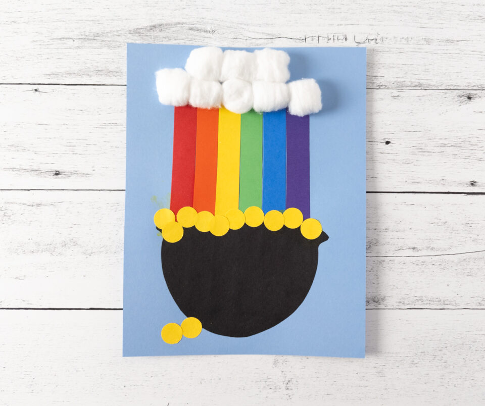 Easy Pot of Gold Craft for Kids - Fun St. Patrick's Day Activity