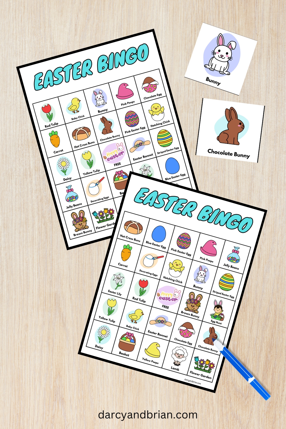 Easter Bingo for Kids - Free Printable Game