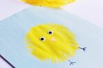 Baby Chick Fork Painting | Spring Art for Kids