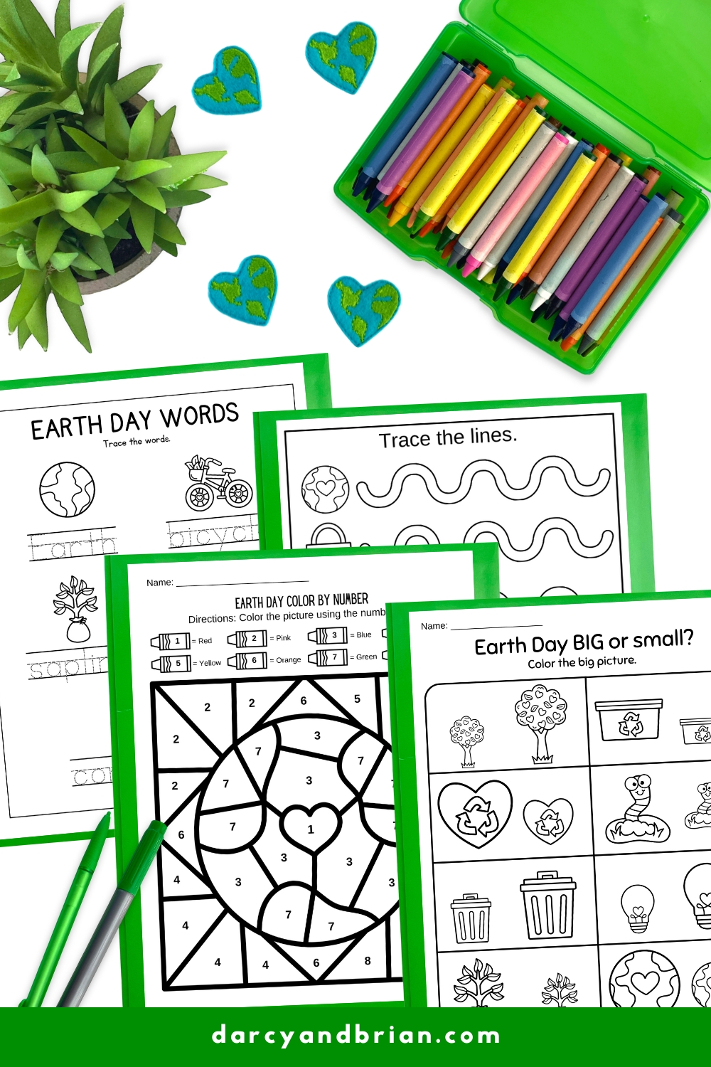Engaging Earth Day Worksheets for Preschoolers