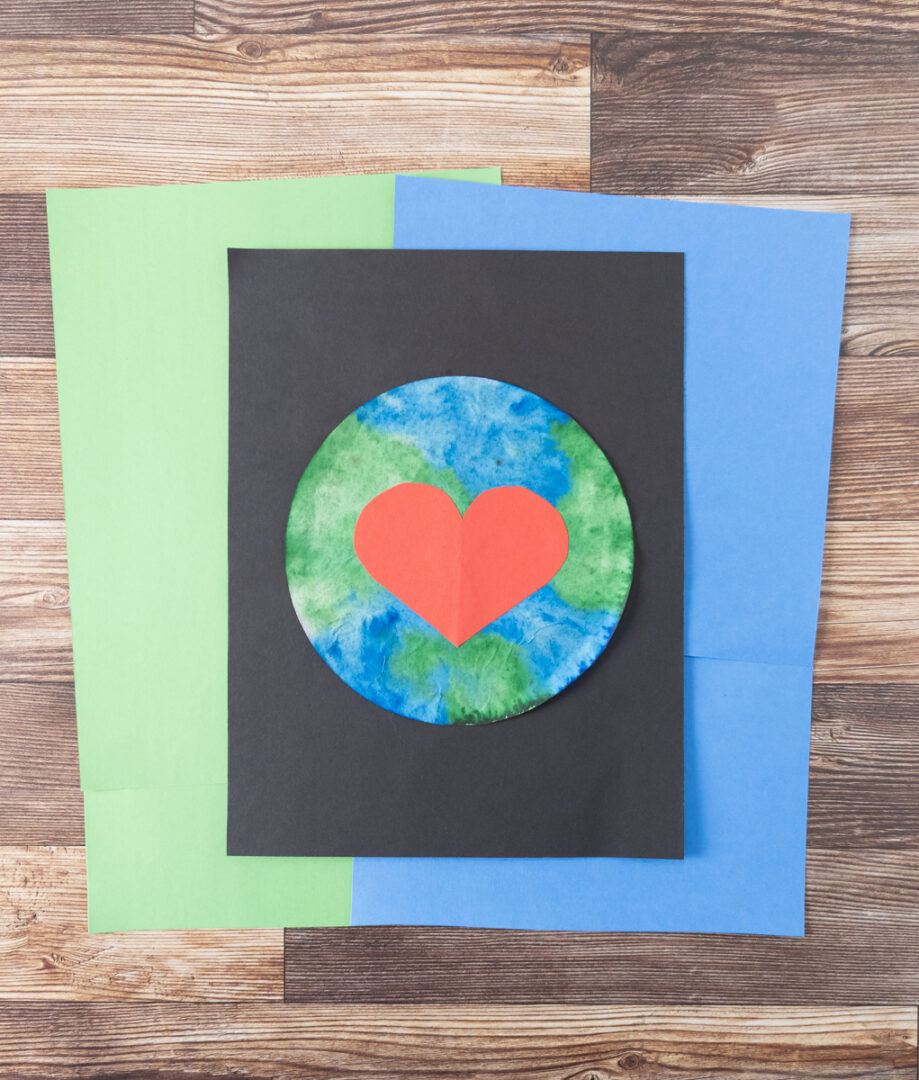Earth Day Coffee Filter Art Project for Kids